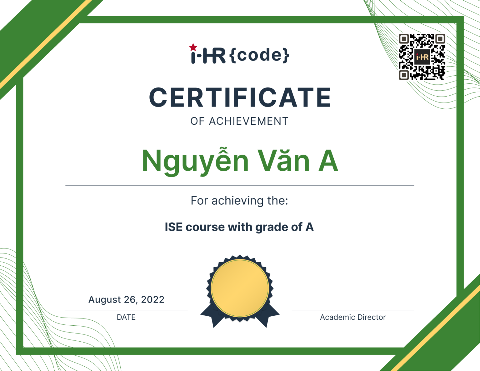 Khoá học ISE - i-HR Code